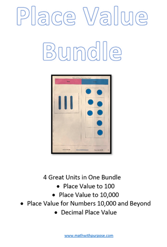 Place Value Bundle | Math with Purpose