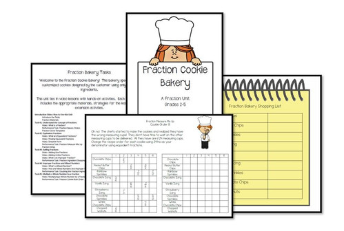 Fraction Bakery Performance Task | Math with Purpose