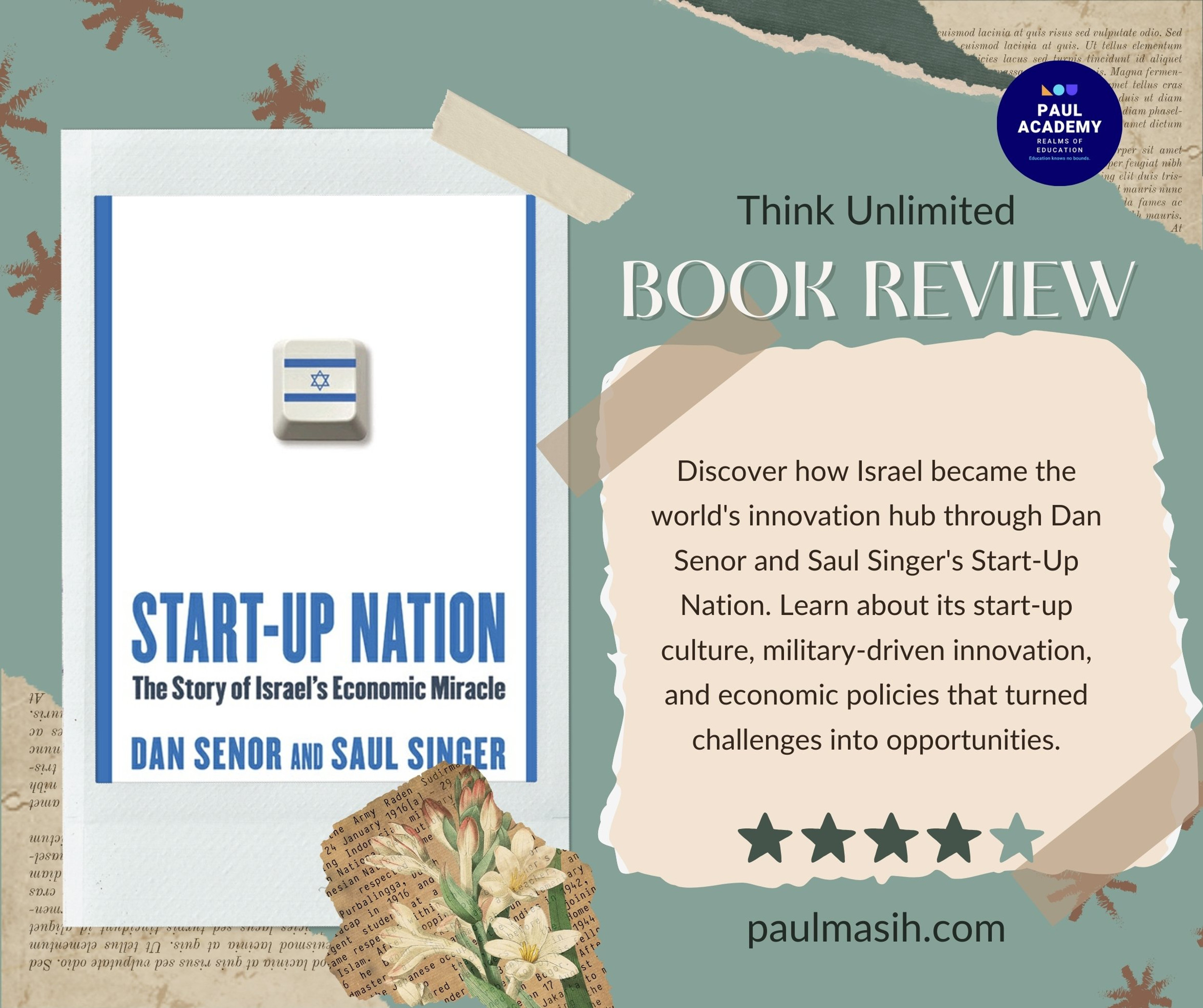 Unveiling Israel's Innovation Secret: A Review of Start-Up Nation, A ...