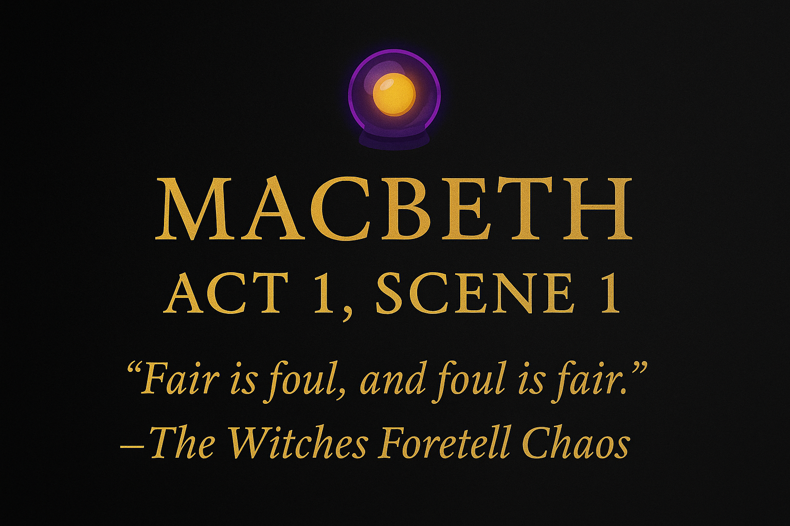 Macbeth Act 1 Scene 1 Paraphrase with Modern English, Analysis & Notes ...