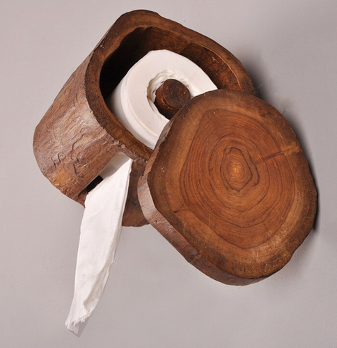 Nordic Wooden TP Holder | Naughty Gnome