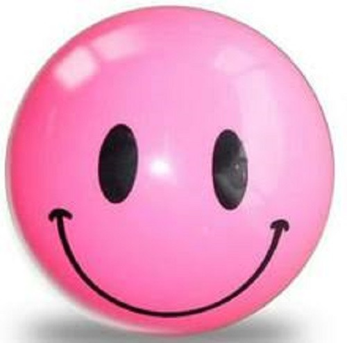 SMILE FACE EMOTICON SPLAT BALL ( PINK ) | mysite
