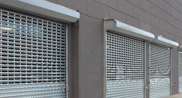 Roll-Up Motorized Security Gate