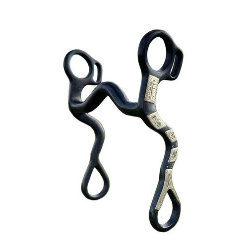 Pony Western Grazing Bit w/ Engraved Cheeks | Performance Pony Co.
