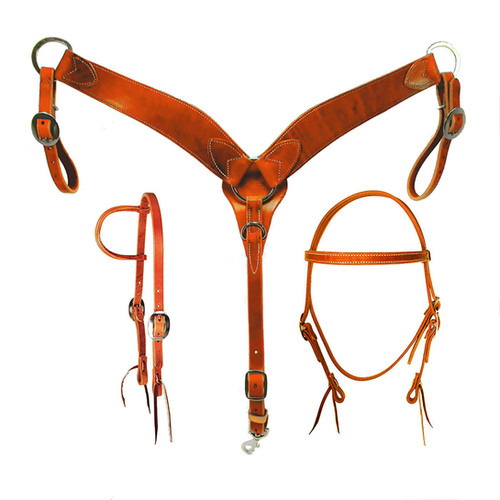 Simple Russet Tack Set | Performance Pony Co.