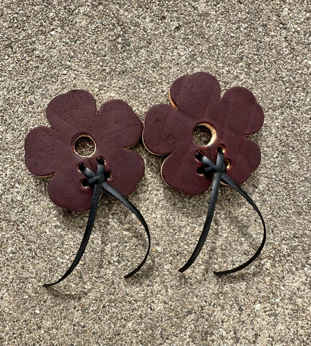 Flower Bit Guard Bit w/ Black Tie Strings | Performance Pony Co.