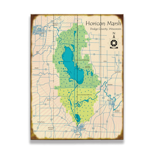 Horicon Marsh | Shop Vintage Maps