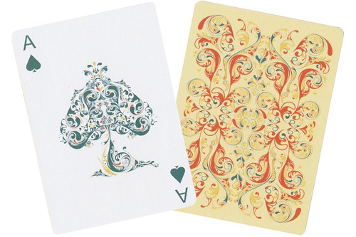 Blossom (Yellow) Playing Cards | hkplayingcard