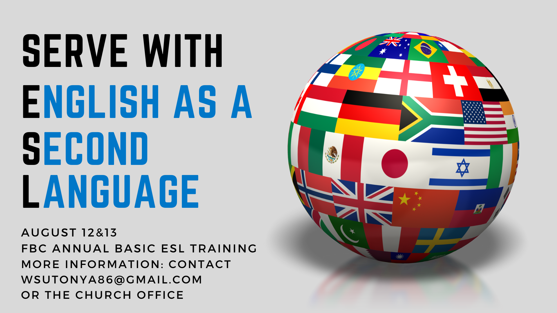 Basic ESL Workshop & Advanced ESL Training | Church on Bayshore