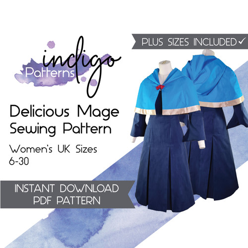 Marcille Cosplay Sewing Pattern | Indigo Patterns