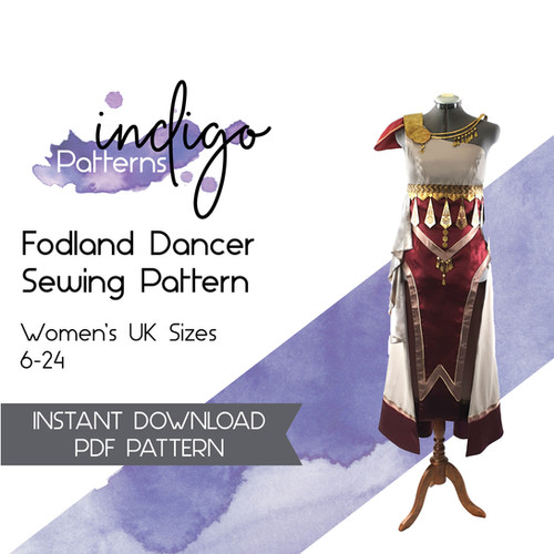 FE3H Feminine Dancer Sewing Pattern | Indigo Patterns
