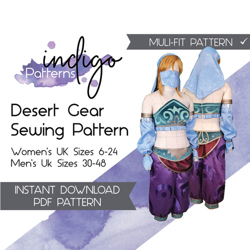 Gerudo Gear Unisex Sewing Pattern | Indigo Patterns
