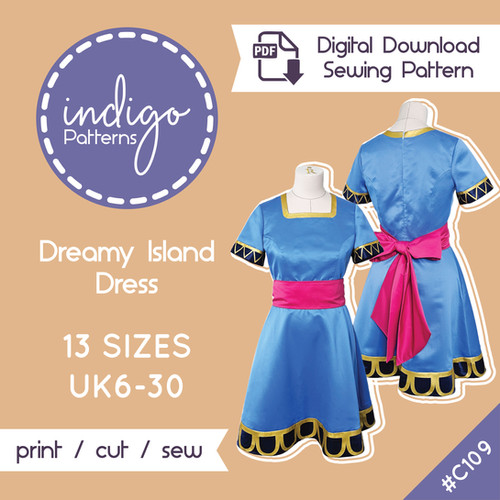 Marin's Dress Sewing Pattern | Indigo Patterns