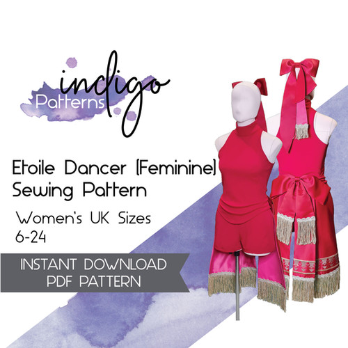 Etoile Dancer (Feminine) Sewing Pattern | Indigo Patterns