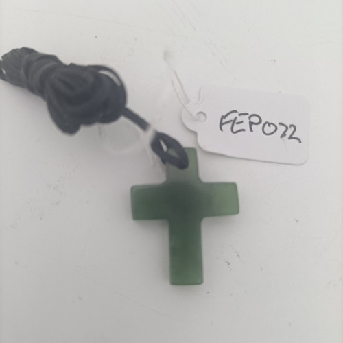Pounamu Greenstone Cross Pendant | Eduquip Ltd