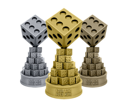 Die on Dice Trophy | WHITEFOOT3D Shop