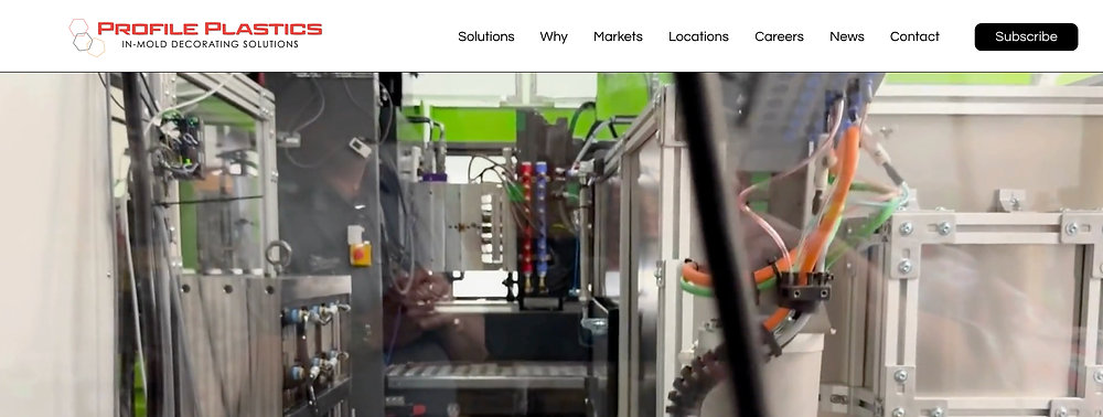 Profile Plastics Launches New Website
