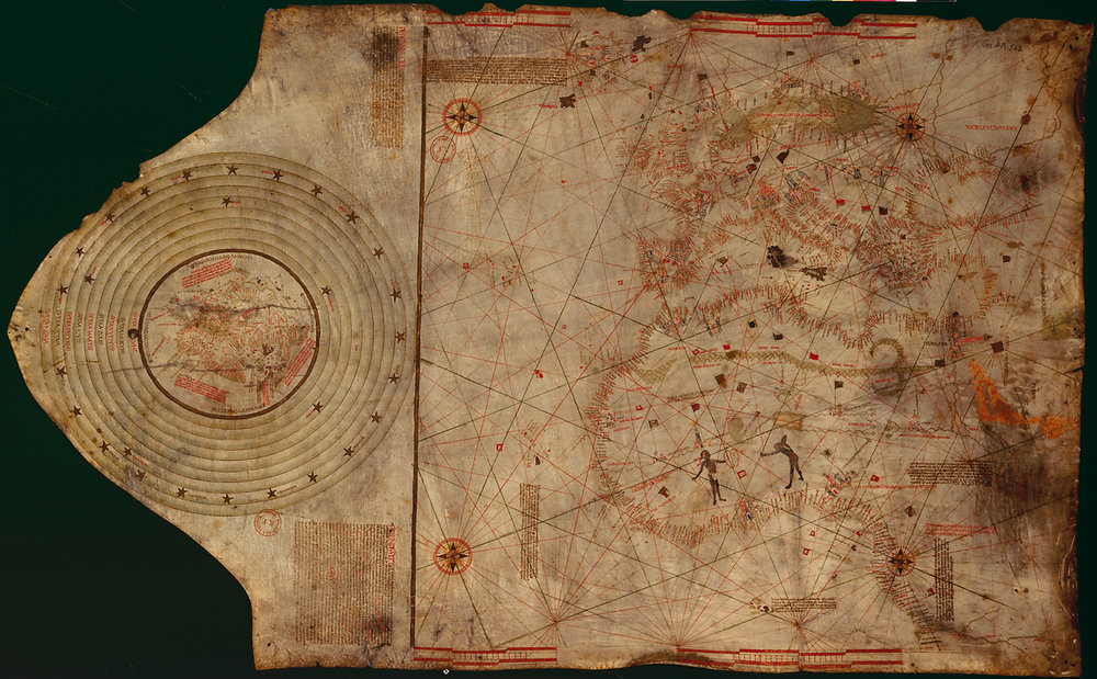 Chart of the Week | Paris/Columbus Map, 1488-1492, unknown