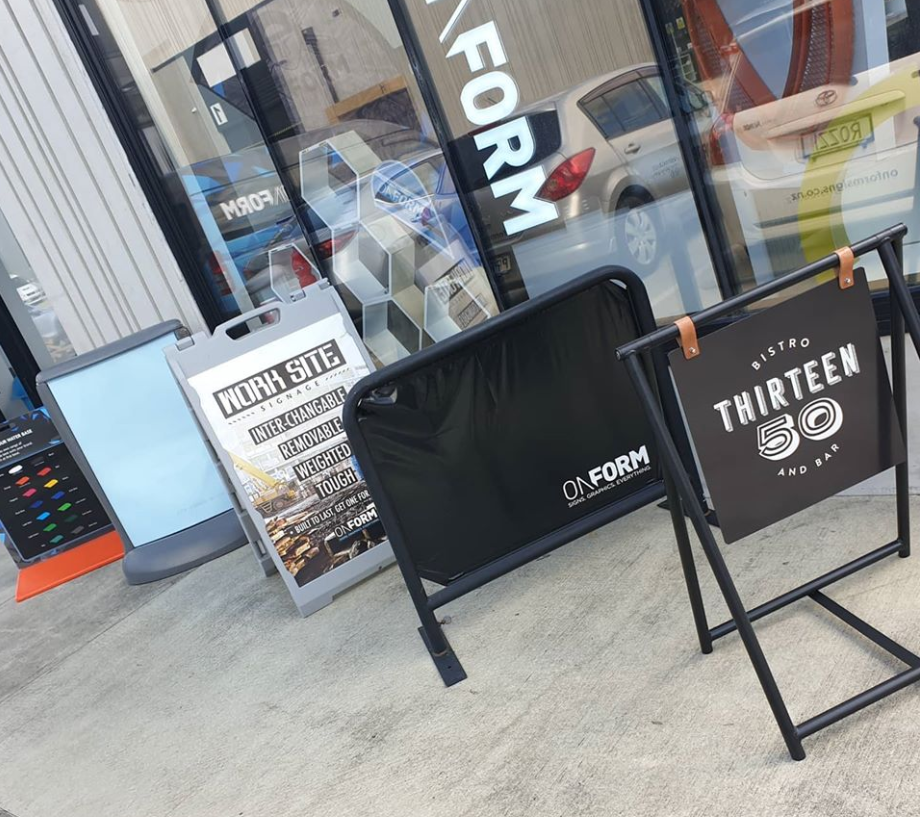 Footpath Signage Projects | Onform Signs | Auckland