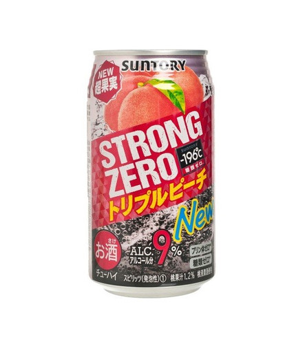SUNTORY -196 ℃ STRONG ZERO PEACH 350ML | Montafoods