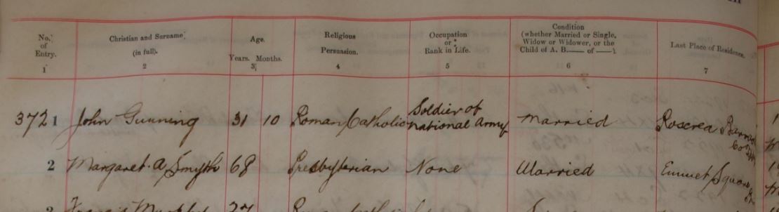 Remembering Vol. John Gunning on the centenary of his death