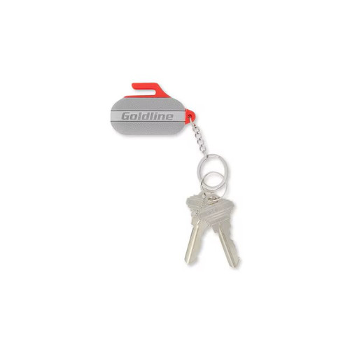Goldline Curling Rock Keychain | Hack2House