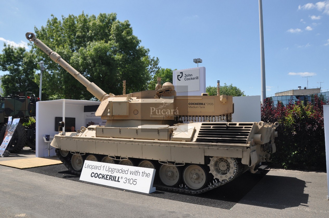Eurosatory 2022: Leopard 1A5 con torre Cockerill 3105