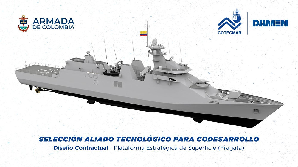 La Armada de Colombia y Cotecmar firman el contrato por la construcción ...