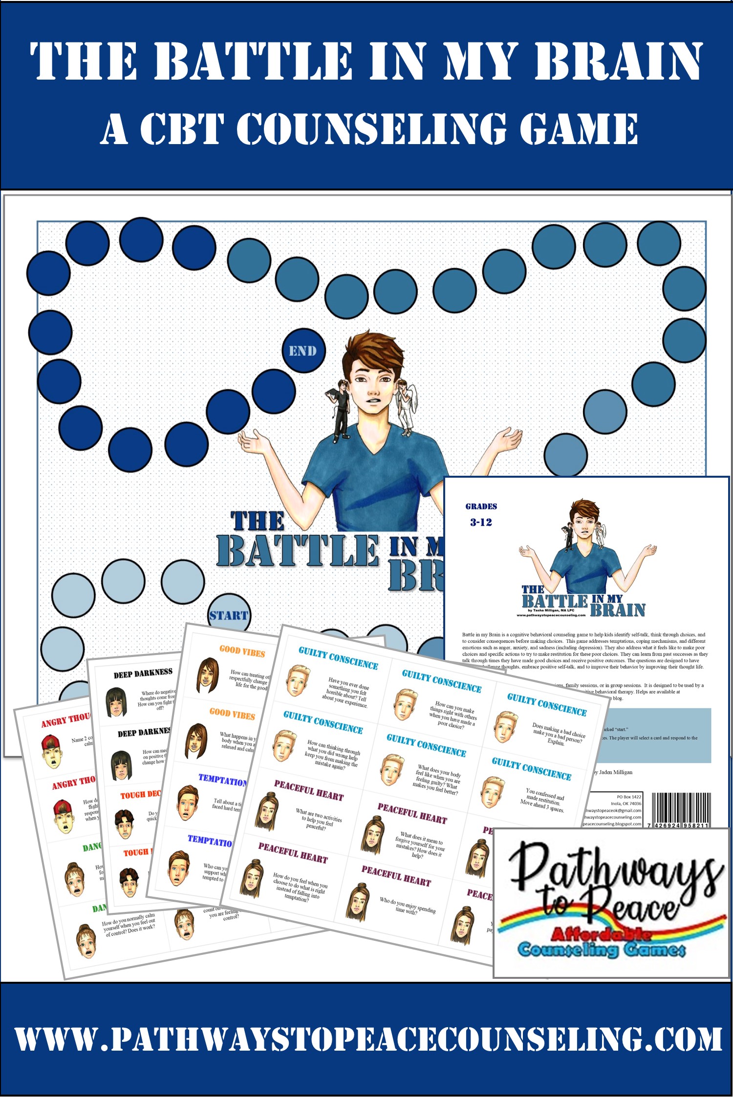 Battle in My Brain: A Cognitive Behavioral Therapy Game