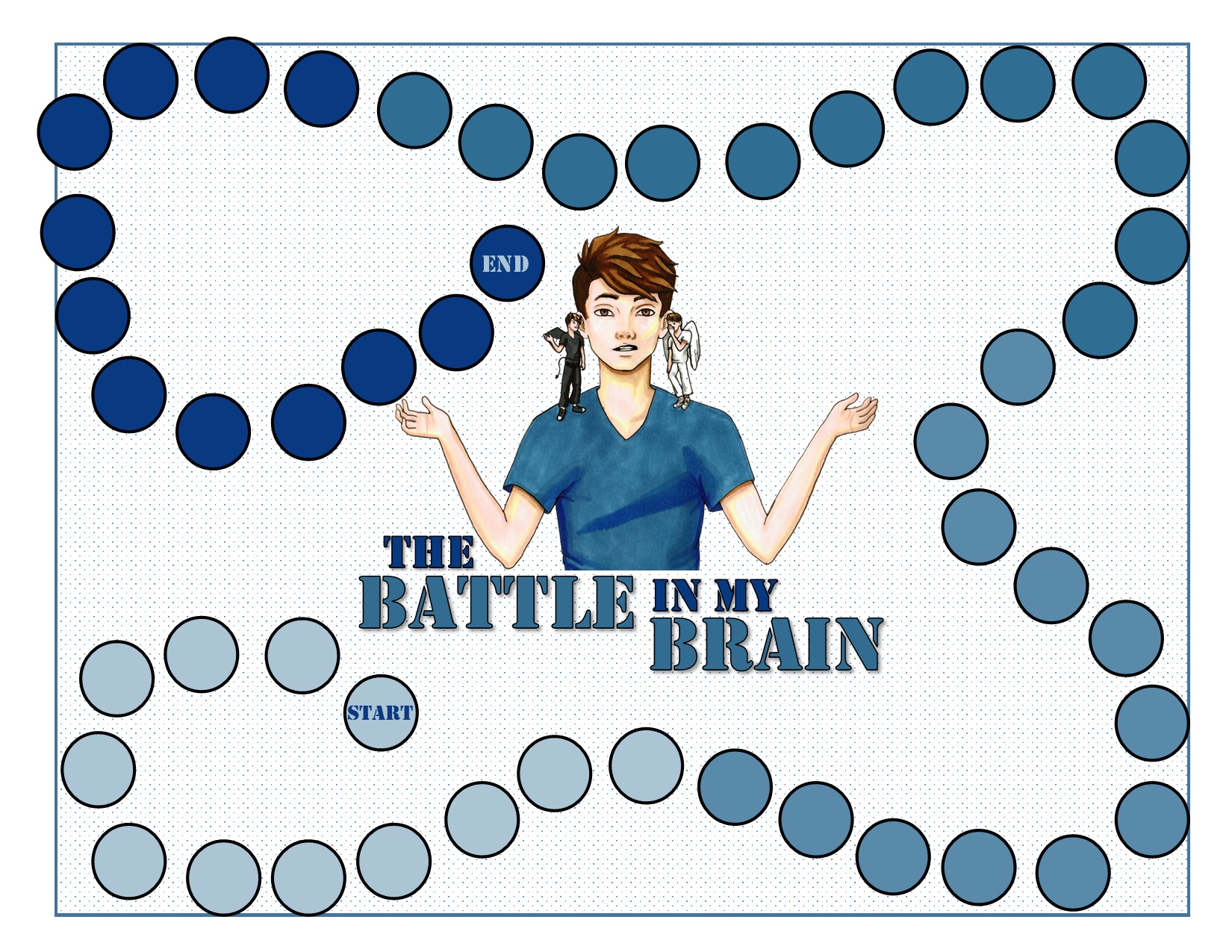 Battle in My Brain: A Cognitive Behavioral Therapy Game