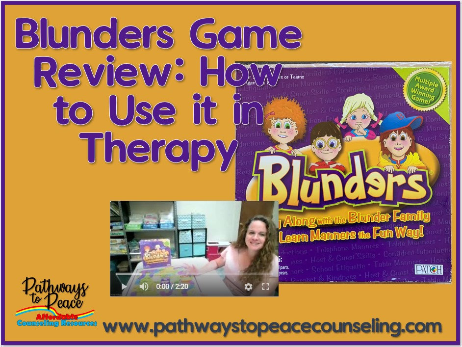Blunders Game Review and How to Use it in Therapy