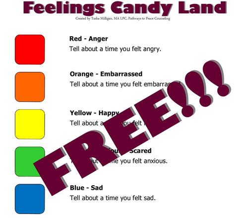 Feelings Candy Land Game Instructions | Pathwaystopeace
