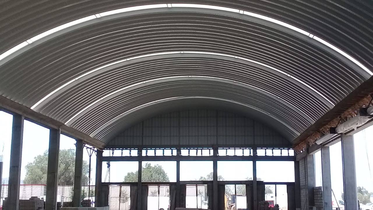 Techos sin Estructura | México | Techos Curvos de Lámina