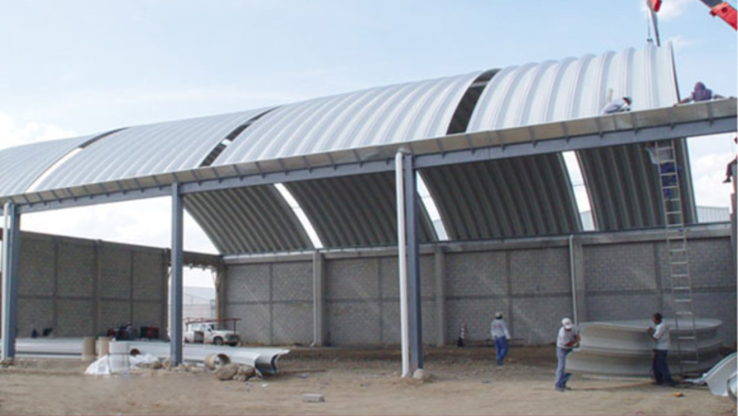 Techos sin Estructura | México | Techos Curvos de Lámina