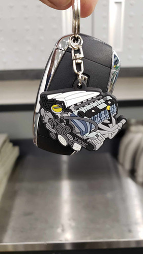 40V V10 Engine Keychain | BuildItYourself