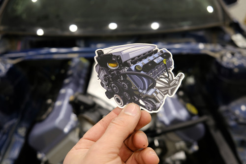 V10 Engine Sticker | BuildItYourself