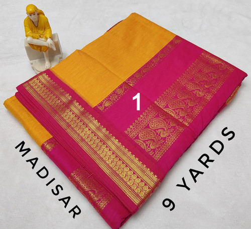 9 Yards Saree | Madisar Saree Readymade | Kalyani Cotton | Madisar