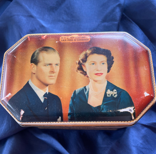 Queen Elizabeth II Coronation Tin By Rowntree | Rock Follies Vintage