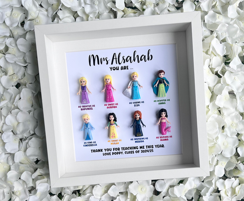 Disney Princess Teacher Thank You Frame | Crafty Em Bee