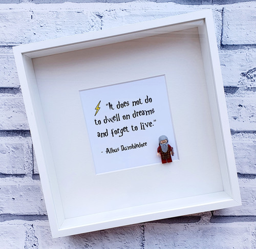 Albus Dumbledore Quote Minifigure Frame • Harry Potter | Crafty Em Bee