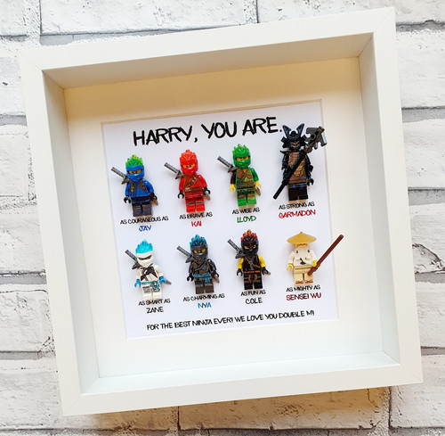 Ninjago Minifigures Frame | Crafty Em Bee