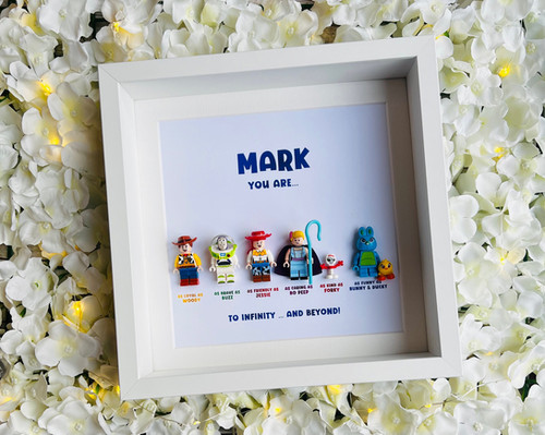 Toy Story Minifigures Frame (7 Figures) | Crafty Em Bee