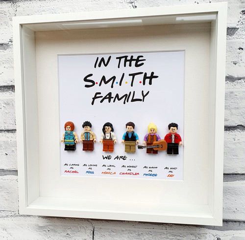Friends Family Minifigures Frame | Crafty Em Bee