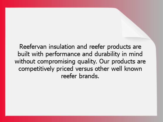 Home | REEFERVAN Van Insulation and Reefer Kits