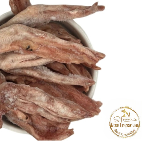 Duck Feet (frozen) | Storm's Raw Emporium