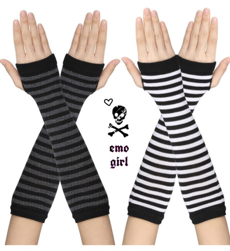 Emo Girl Armwarmers 💕☠️ | Club Candy Kisses
