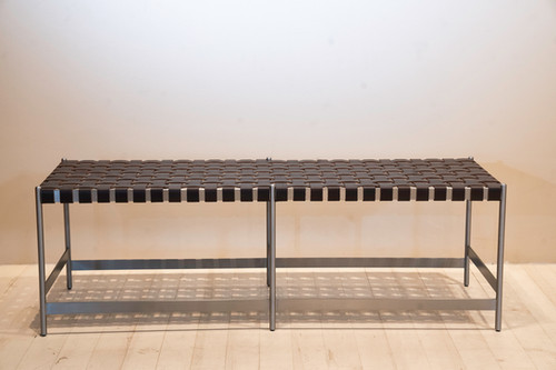 The Metal Strap Bench | Thomas Hayes Studio