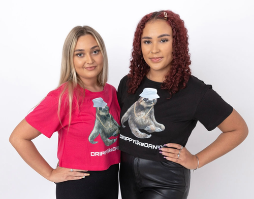 Drippy Sloth Crop Top | Danny C. Foundation