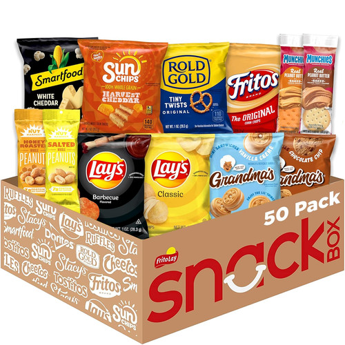 Frito Lay Ultimate Classic Snacks Package, Variety Assortment of Chips ...