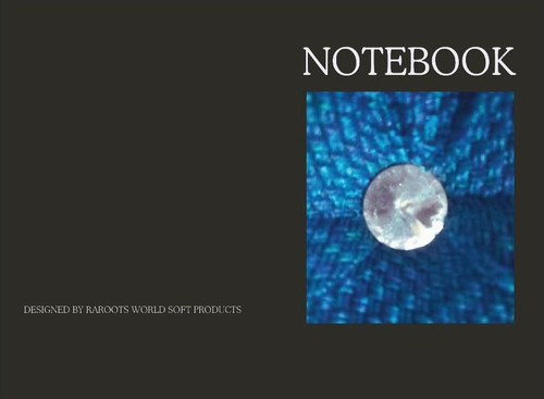 LIGHT ON DIAMOND NOTEBOOK COVER - BOLD BLACK DESIGN | RWSP-WEBSITE